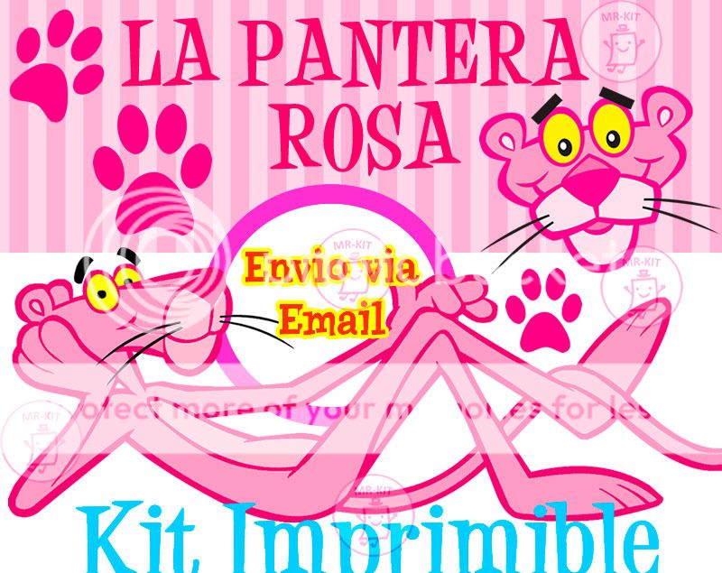Kit Imprimible Candy Bar La Pantera Rosa Cumples Y Mas - S/ 9,99 en ...