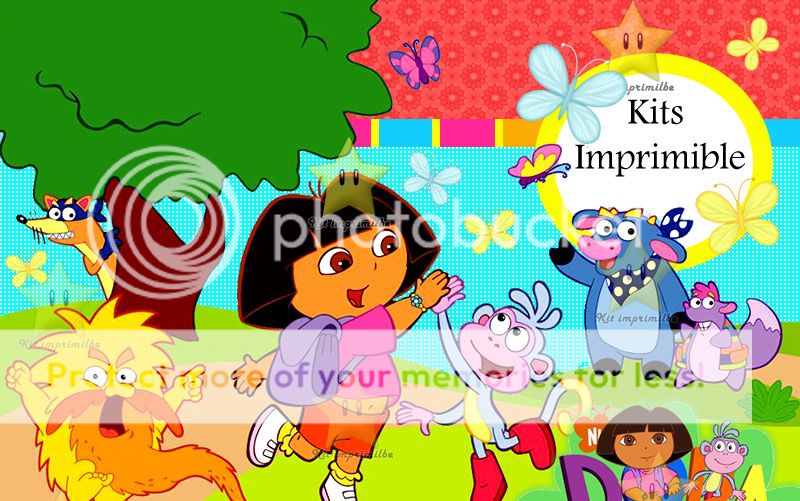 KITS IMPRIMIBLES: Kit Imprimible Dora La Exploradora Diseñá Tarjetas ...