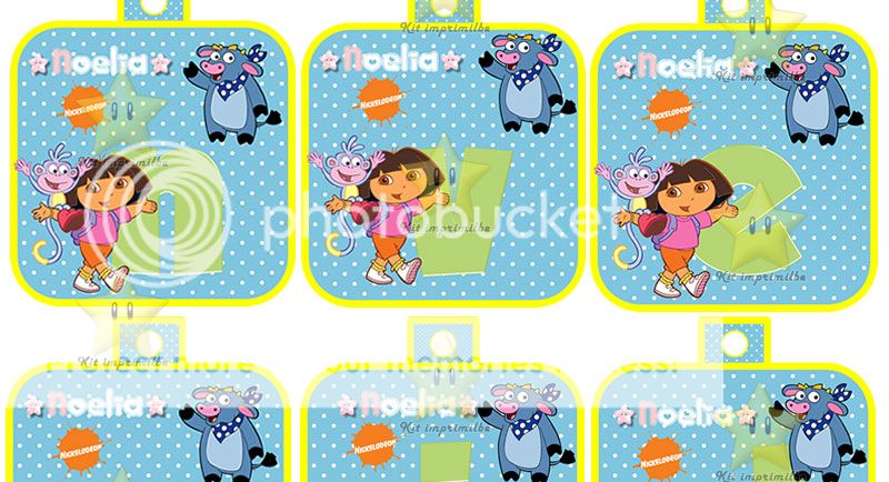 KITS IMPRIMIBLES: Kit Imprimible Dora La Exploradora Diseñá Tarjetas ...