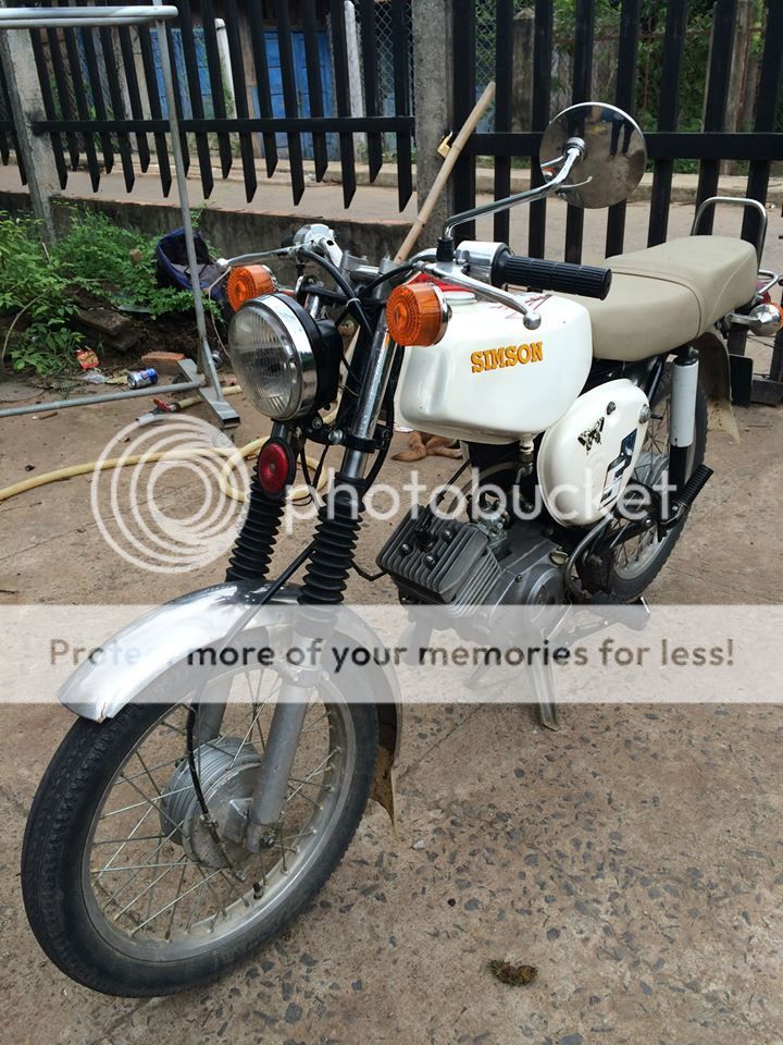Xe cổ simson 2 thì | 5giay