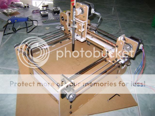 ต้นแบบ ชุดเรียนรู้ mini plotter cnc จากแผ่นอะครีลิค